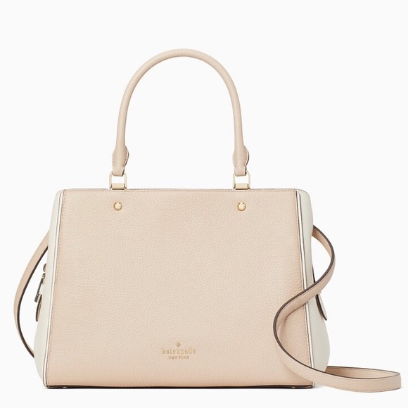 kate spade | Bags | Kate Spade Leila Colorblock Pebbled Triple ...
